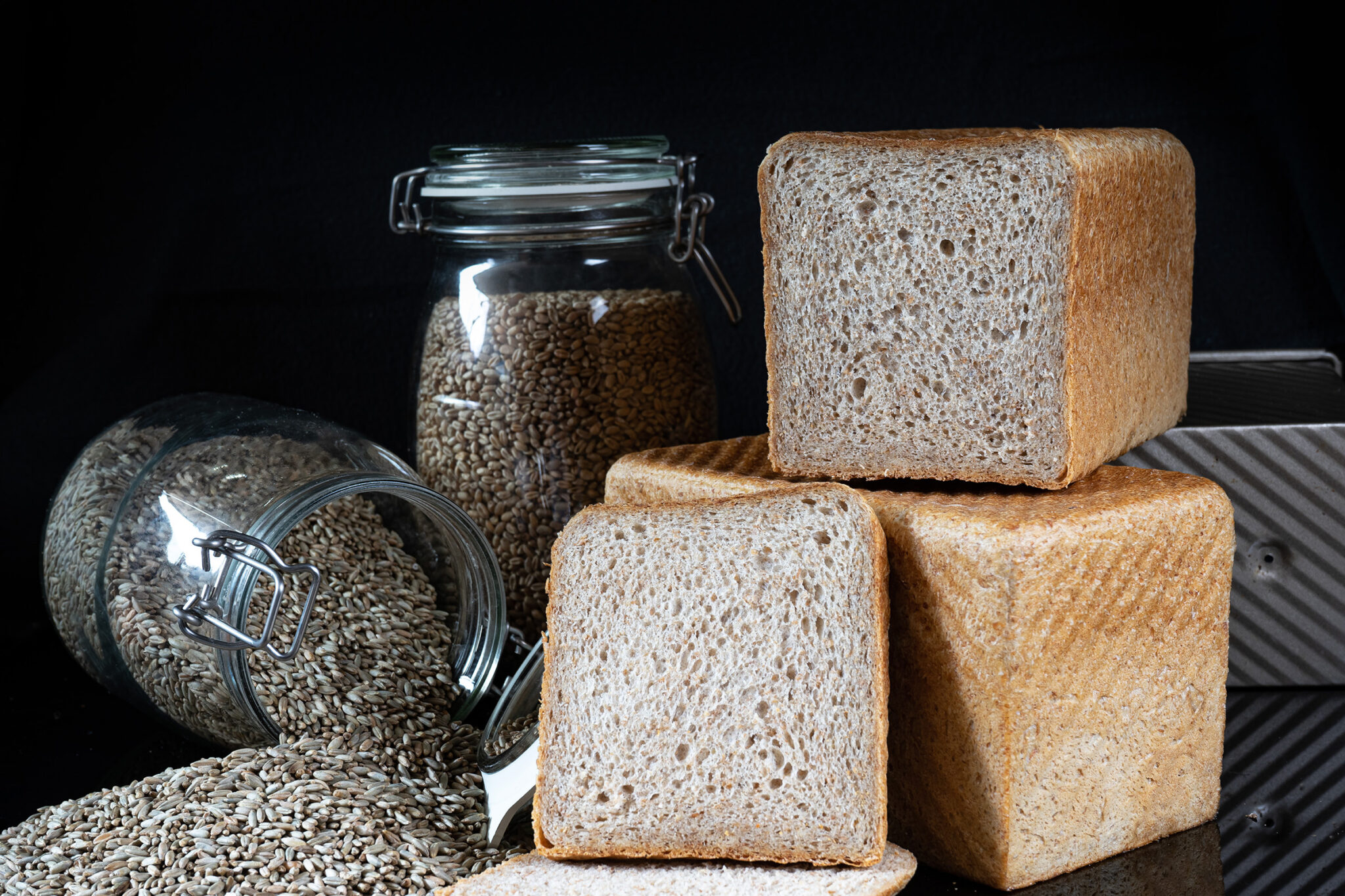 Weizenvollkorntoast mit Brühstück – HOMEBAKING BLOG